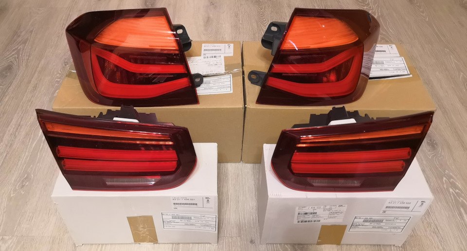 Фонари LED Black Line — BMW 3 series (F30), 2 л, 2013 года | стайлинг ...