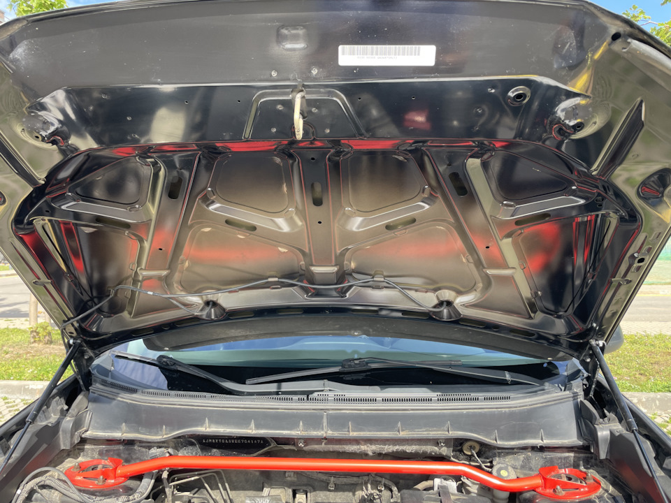 Шумоизоляция капота ASX — Mitsubishi ASX, 1,8 л, 2014 года | автозвук ...