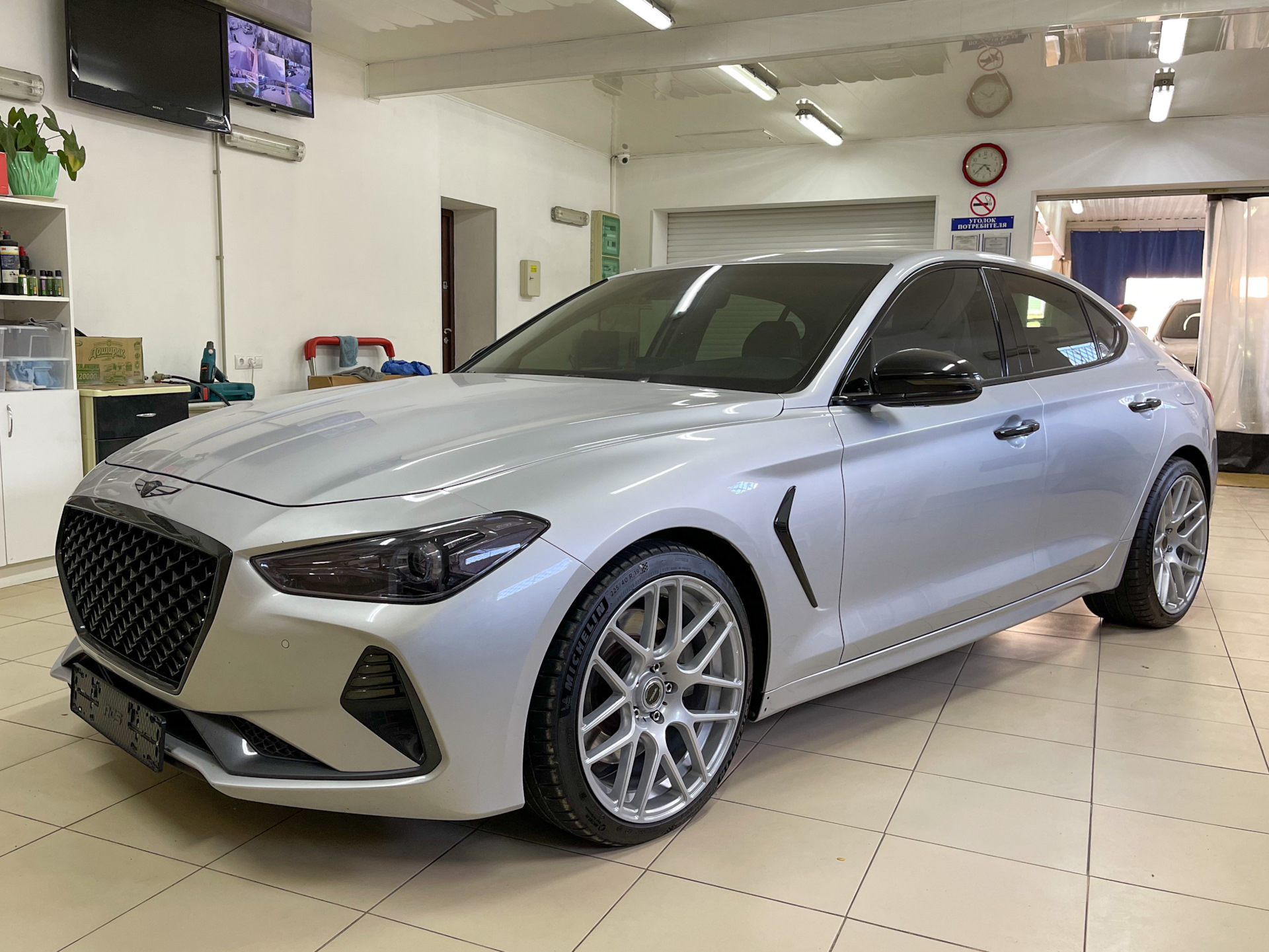 22. Спойлер от GOS-Tuning — Genesis G70, 2 л, 2019 года | аксессуары ...
