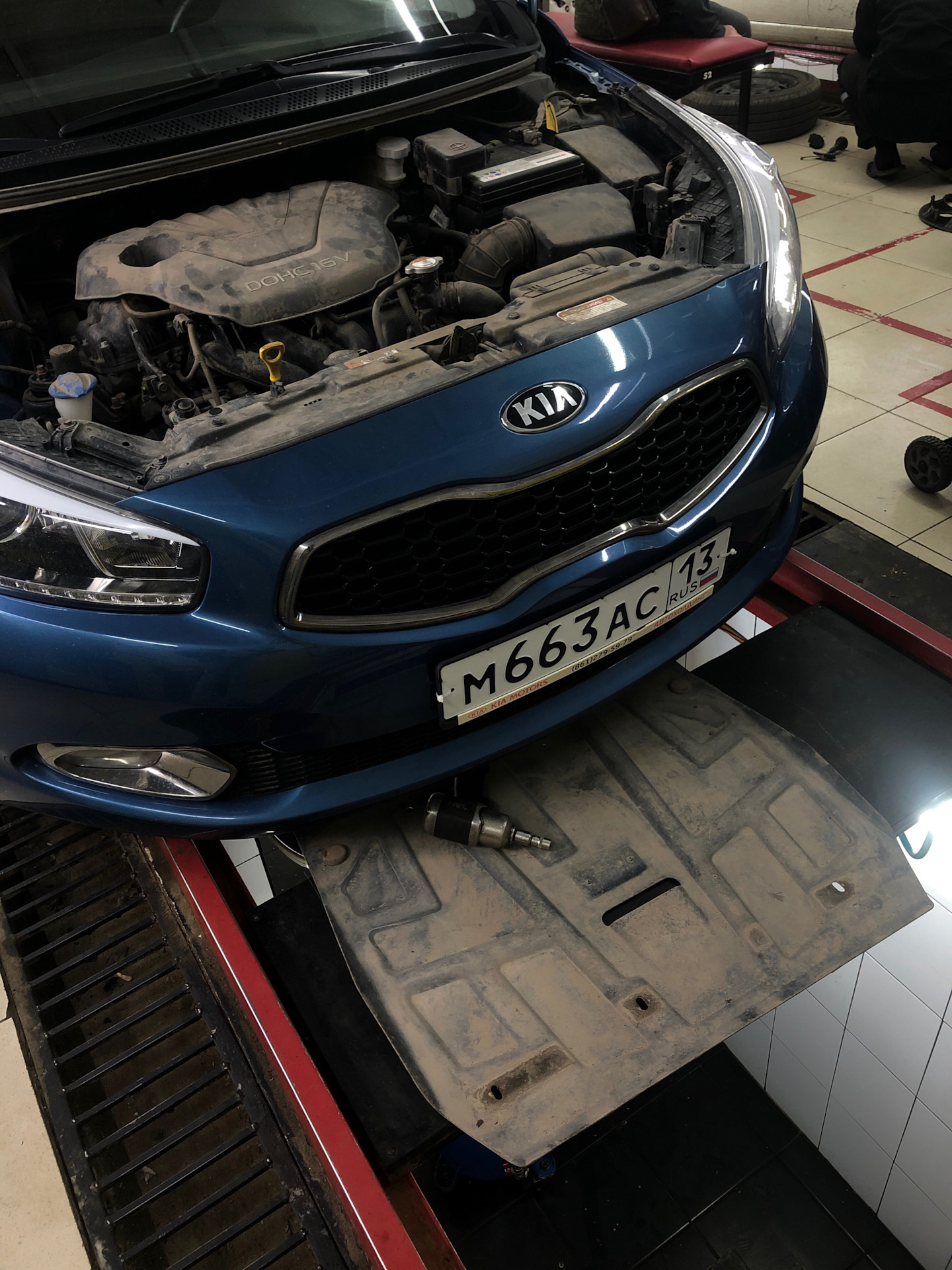 Первое ТО после покупки. — KIA Ceed SW (2G), 1,6 л, 2013 года | плановое ТО | DRIVE2