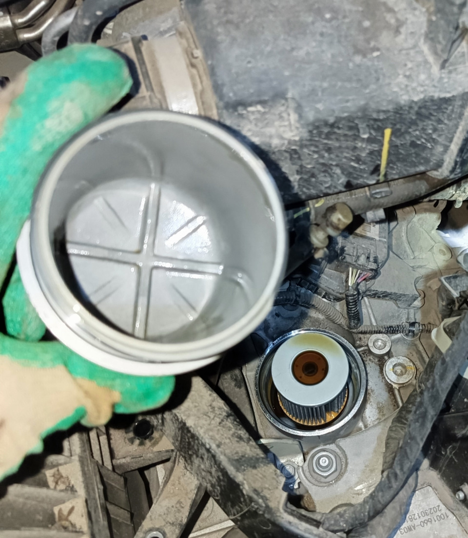 Замена трансмиссионной жидкости в коробке — Changan CS55 Plus (2G), 1,5 ...