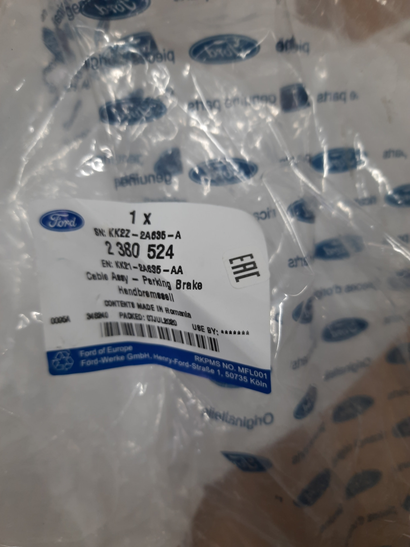 Замена по гарантии — Ford Transit (8G), 2,2 л, 2018 года | визит на ...