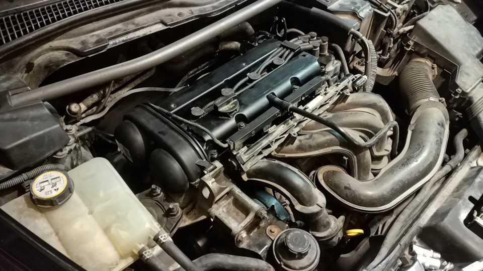 Замена ремня ГРМ, помпы, ремней. — Volvo C30, 1,6 л, 2009 года ...