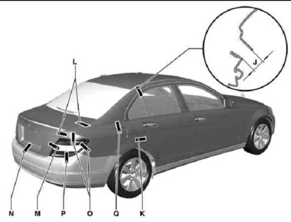 Регулировка зазоров кузовных деталей Mercedes w204 2007-2011 — Mercedes ...