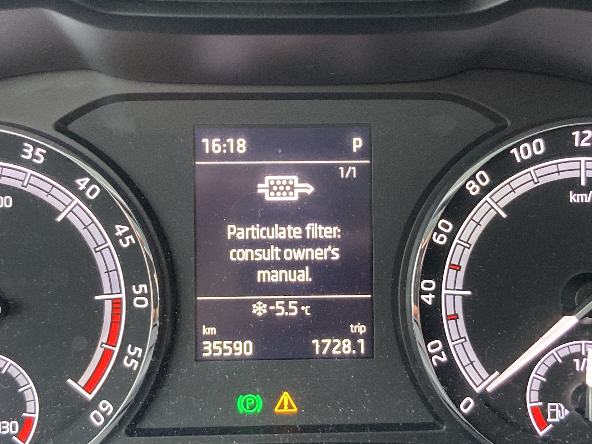 DPF — Skoda Kodiaq (1G), 2 л, 2019 года | поломка | DRIVE2