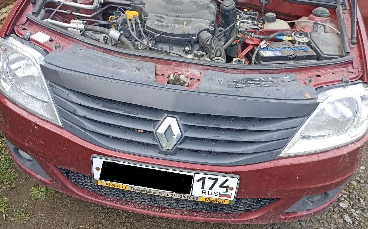 Антихром 2 — Renault Logan (1G), 1,6 л, 2011 года | тюнинг | DRIVE2