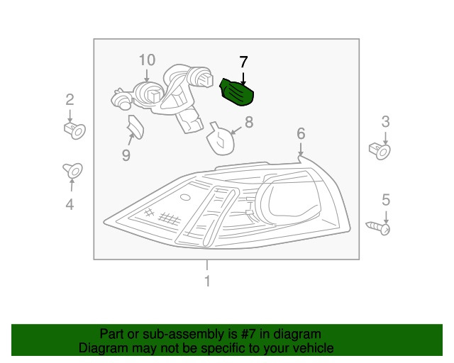 MS820027 Лампочка заднего фонаря Mitsubishi | Запчасти на DRIVE2