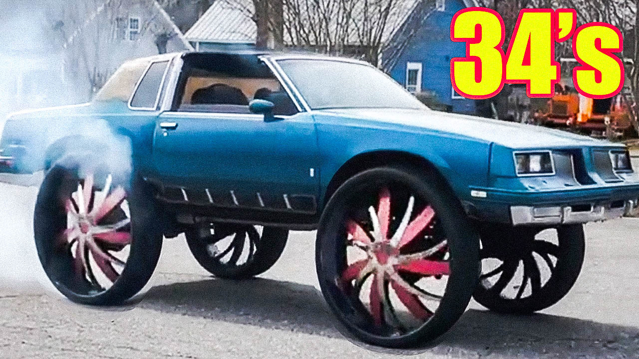 Donk Chevy | Ep.30 First in The World Cutlass on 34's? Big Rims on ...
