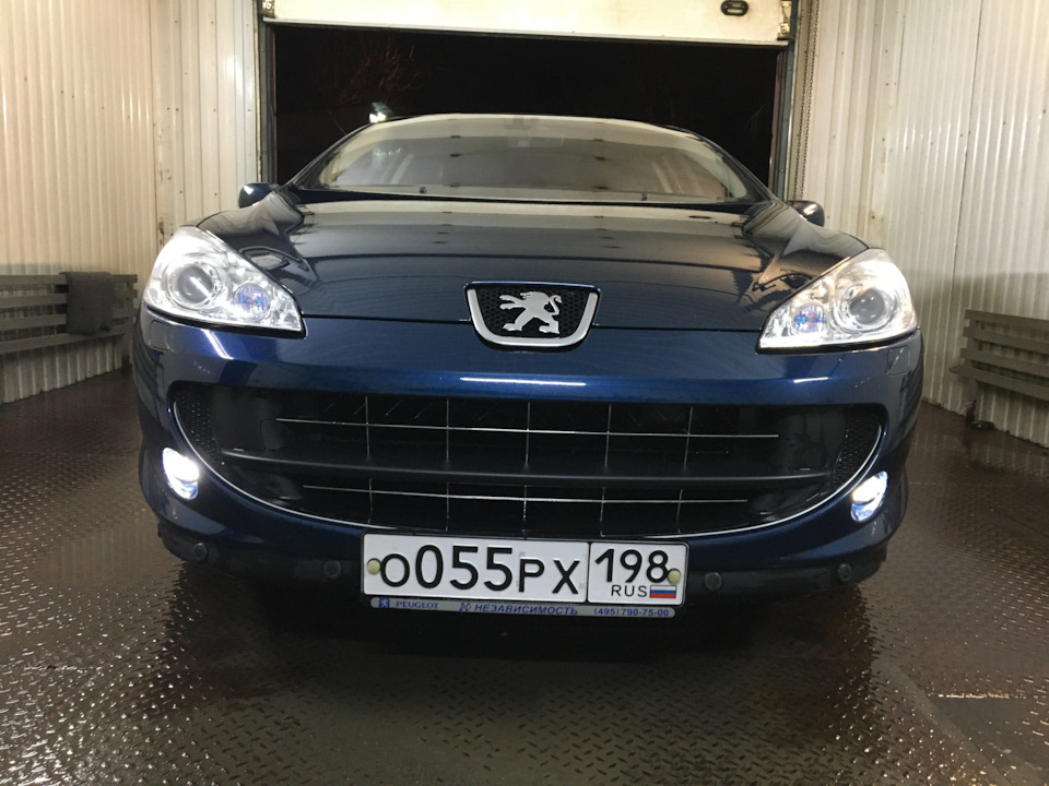 LED ПТФ от Peugeot 3008\5008\508 — Peugeot 407 Coupe, 2,2 л, 2008 года ...