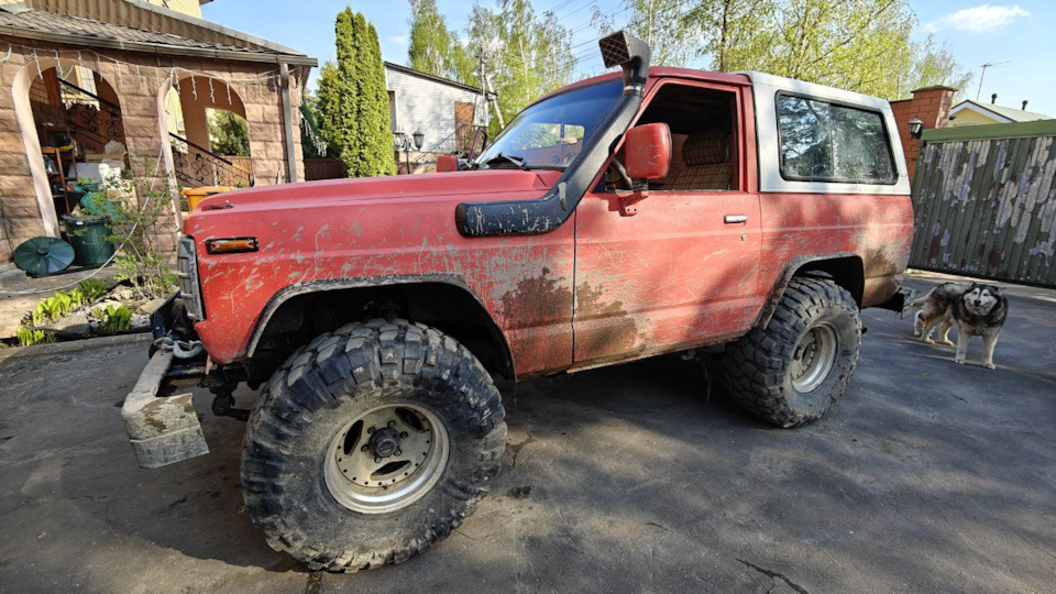 ТО и первая грязь — Nissan Patrol (K160), 3,3 л, 1987 года | плановое ...