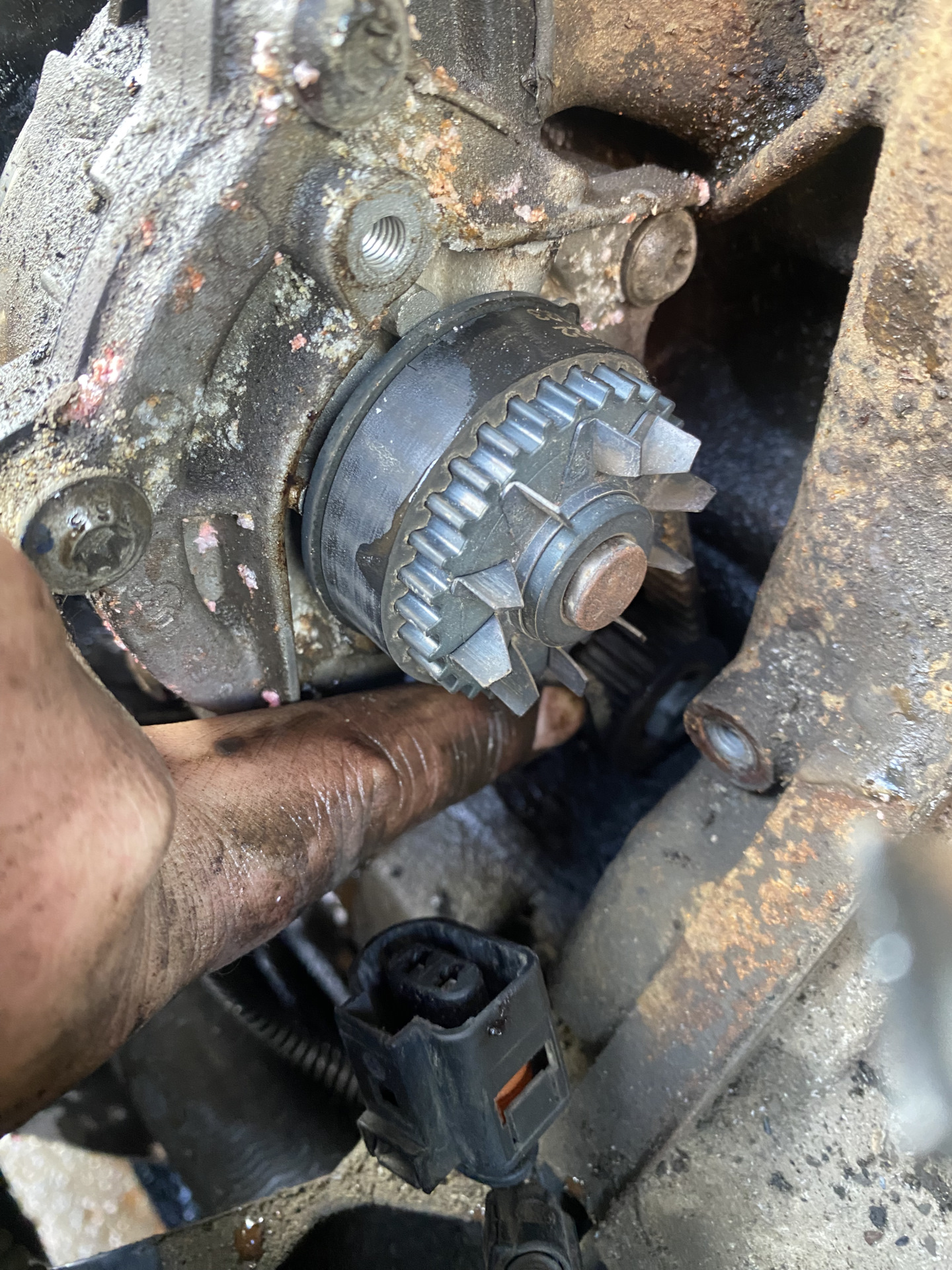 Алюминиевая помпа с увеличенными лопатками — Volkswagen Passat CC, 1,8 ...