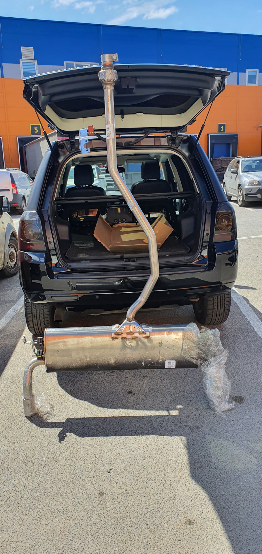 Custom глушитель F2 — Land Rover Freelander 2 (L359), 2,2 л, 2014 года ...