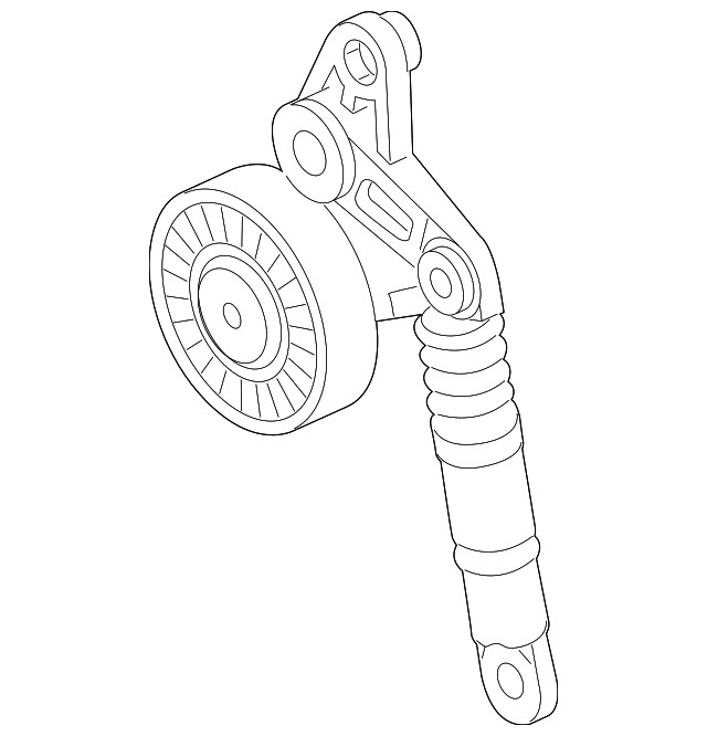 059145201F Демпфер устр. натяжения ремня VAG | Запчасти на DRIVE2