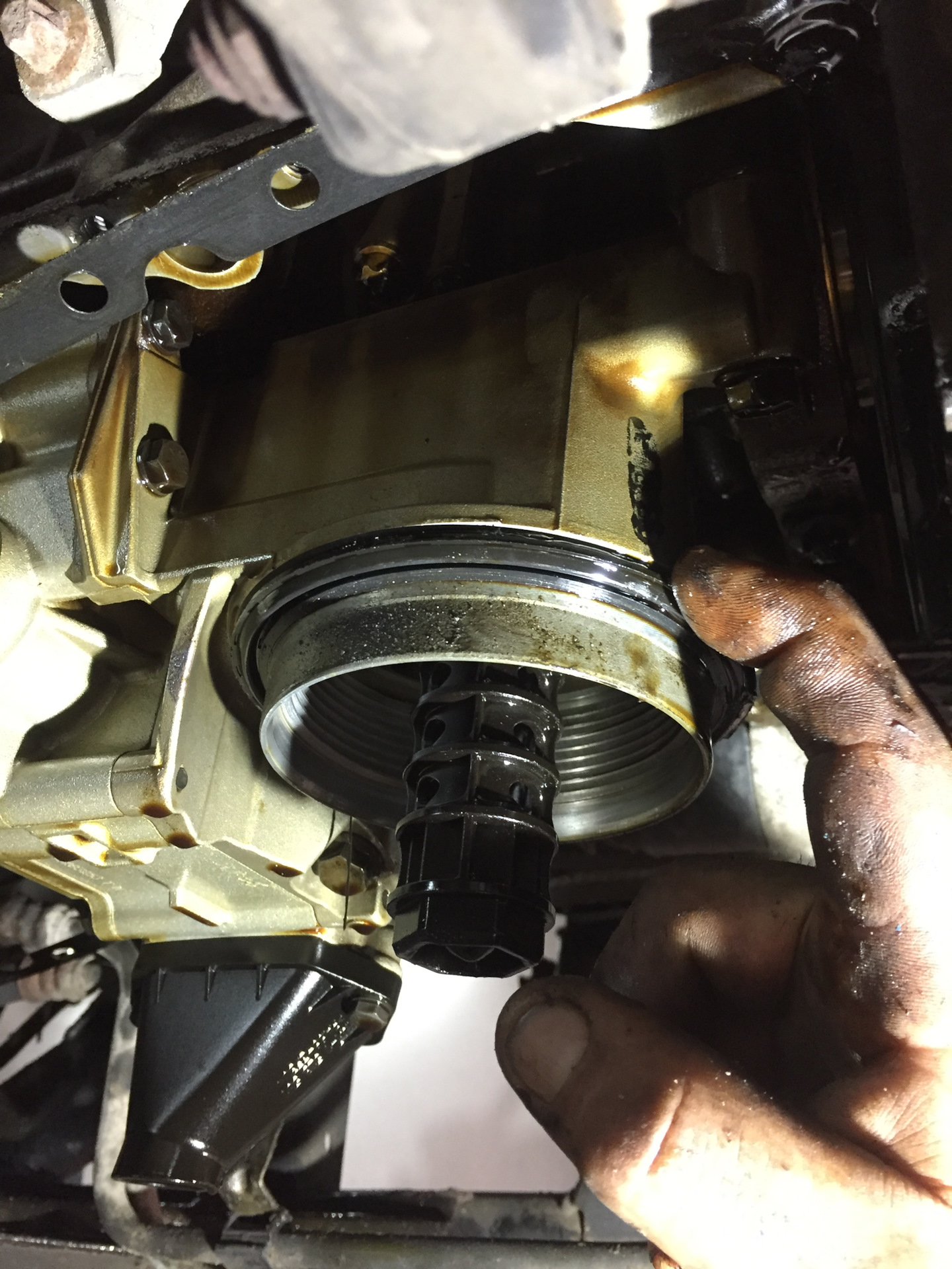 👊Вскрываем движок:( Ну вот и встрял. — BMW X5 (E53), 4,4 л, 2004 года ...