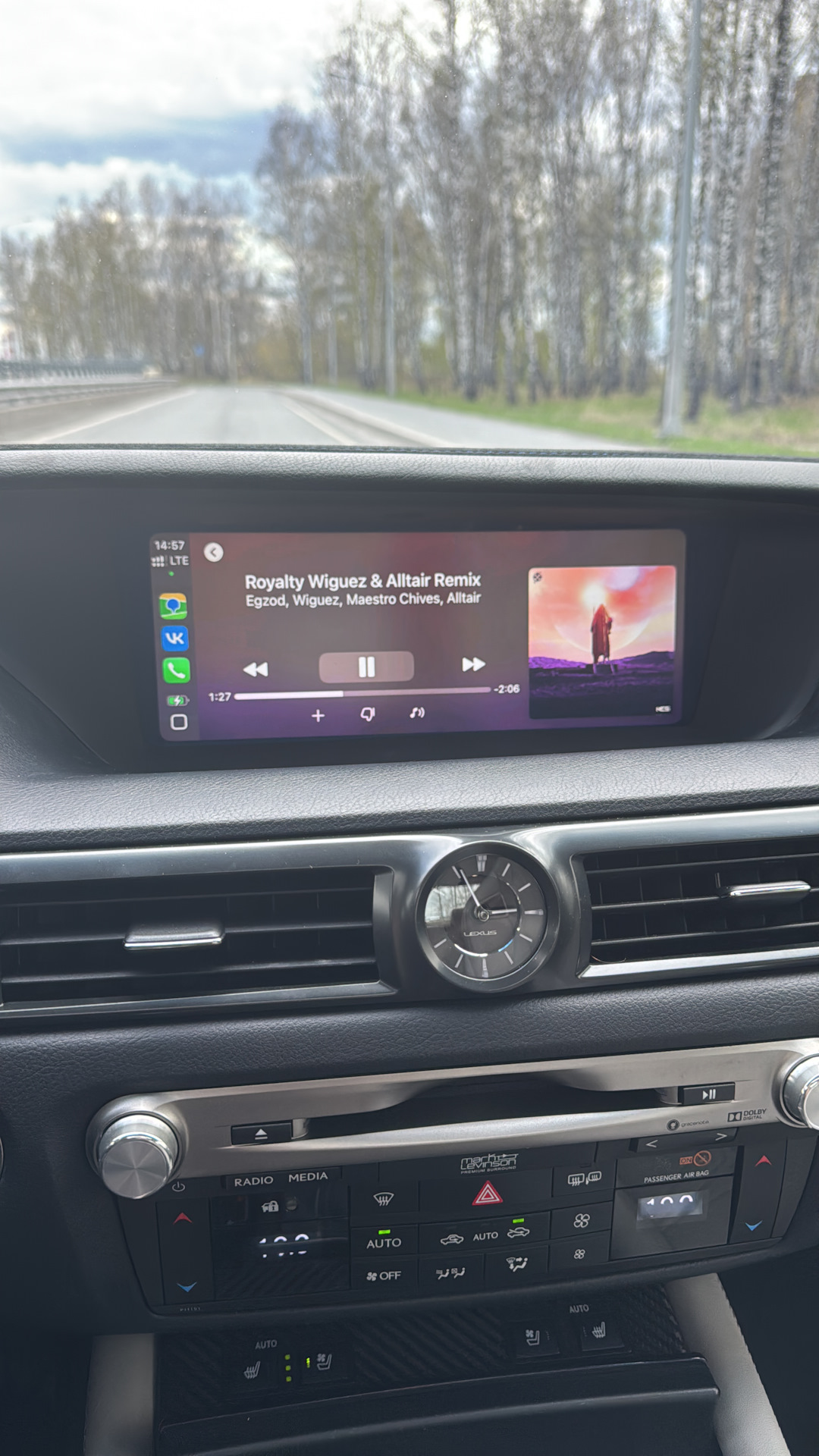 #4 CarPlay — Lexus GS F, 5 л, 2016 года | электроника | DRIVE2