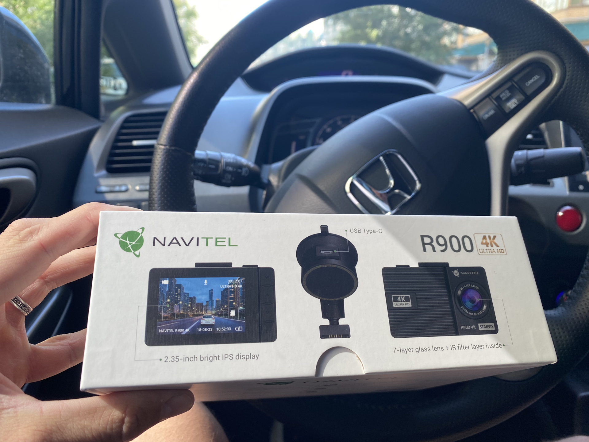 🔹NAVITEL R900 4K — Honda Civic Hybrid (2G), 1,3 л, 2009 года ...