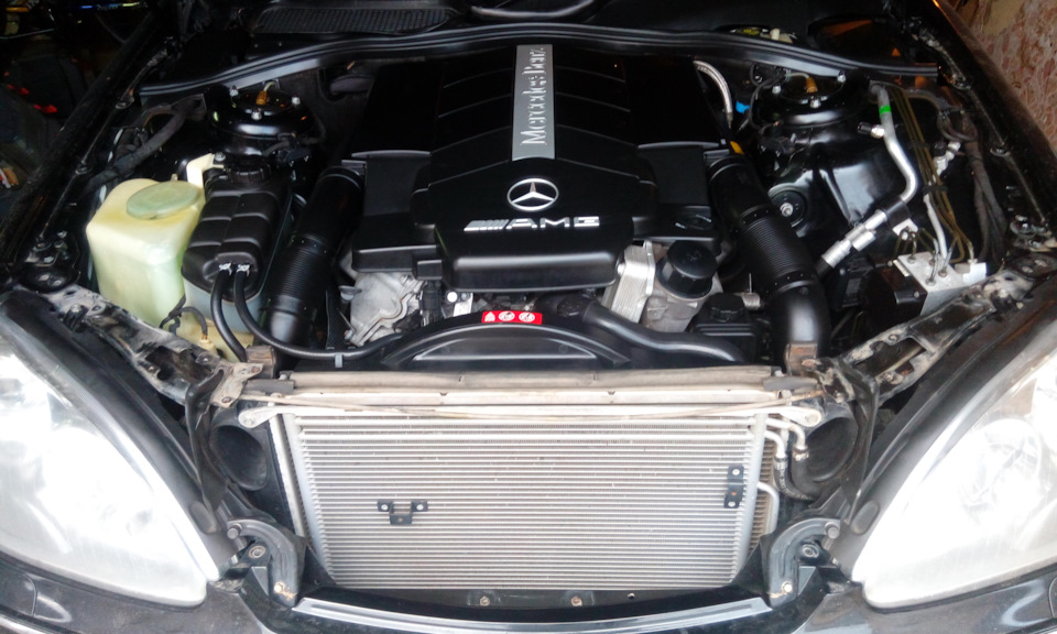 Подкапотка. Устранение недочётов. — Mercedes-Benz S-Class (W220), 5,5 л ...
