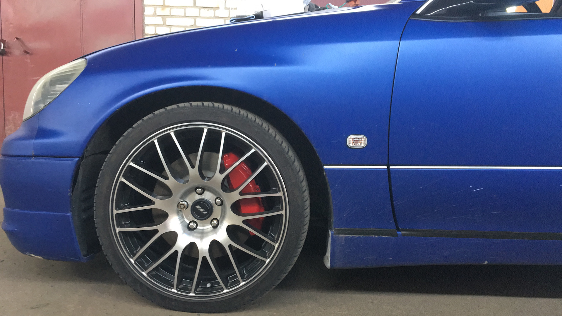 Передние суппорта Advics 4pot GRS190 ч.3 конечный результат — Lexus GS ...