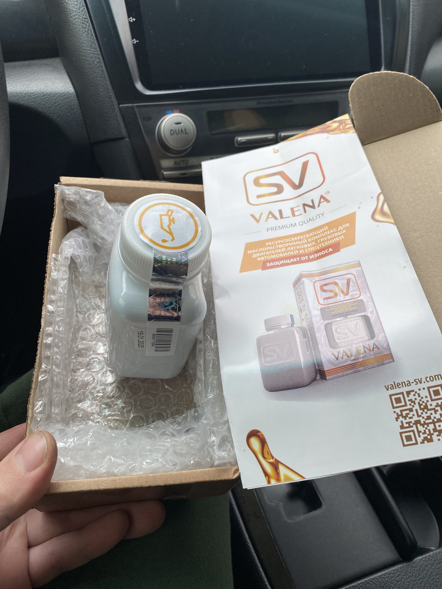 Присадка Valena SV — Toyota Camry (XV40), 2,4 л, 2007 года | наблюдение ...