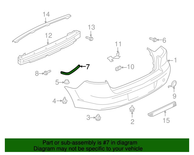 6410C543 Кронштейн заднего бампера левый Mitsubishi | Запчасти на DRIVE2