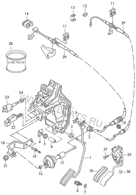 G052142A2 Смазка пласт. из полимочевины VAG | Запчасти на DRIVE2