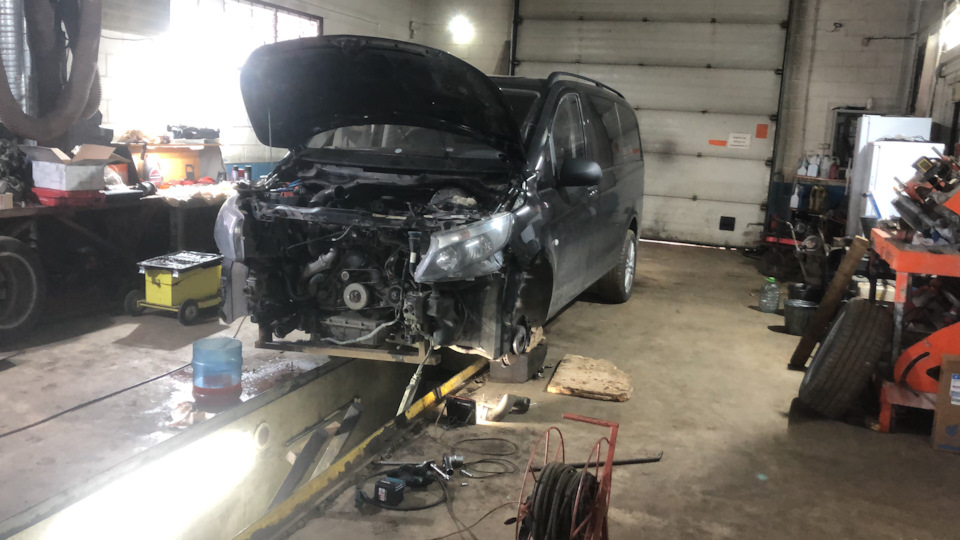 Большое ТО 172000км — Mercedes-Benz Vito (3G), 2,1 л, 2015 года ...