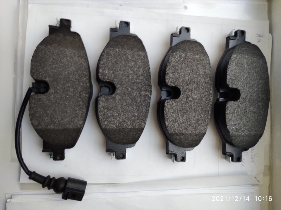 Колодки Ferodo FDB4433 — Skoda Octavia A7 Mk3, 1,6 л, 2014 года ...