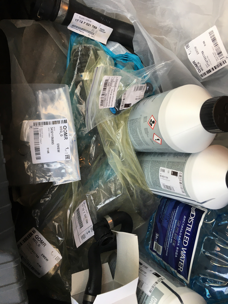 17127531768 Шланг системы охлаждения BMW | Запчасти на DRIVE2