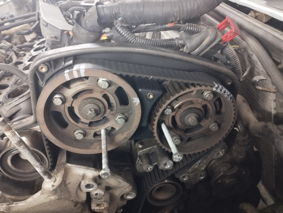 Плановое ТО, замена ГРМ es9j4 — Peugeot 406, 3 л, 2000 года | плановое ...