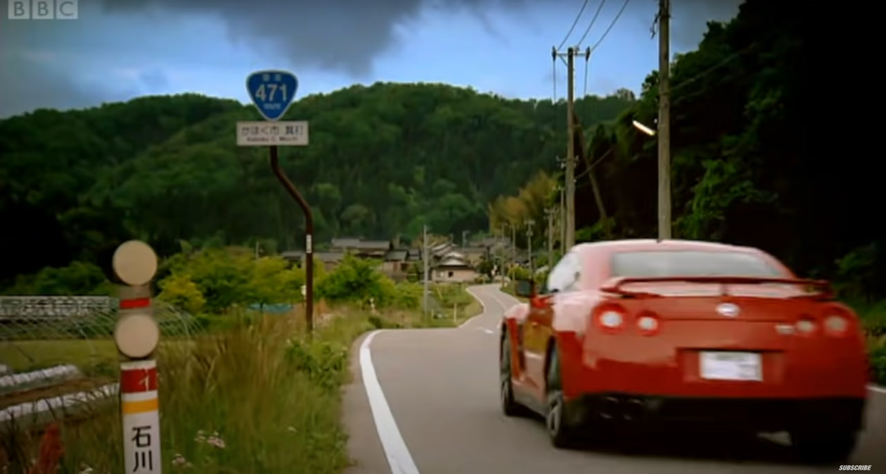 Nissan GTR vs Bullet Train: Race Across Japan TOP GEAR — Mitsubishi ...