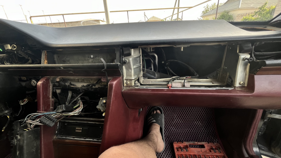 Установка кондиционера коса, печка часть 2 — Mercedes-Benz E-Class ...