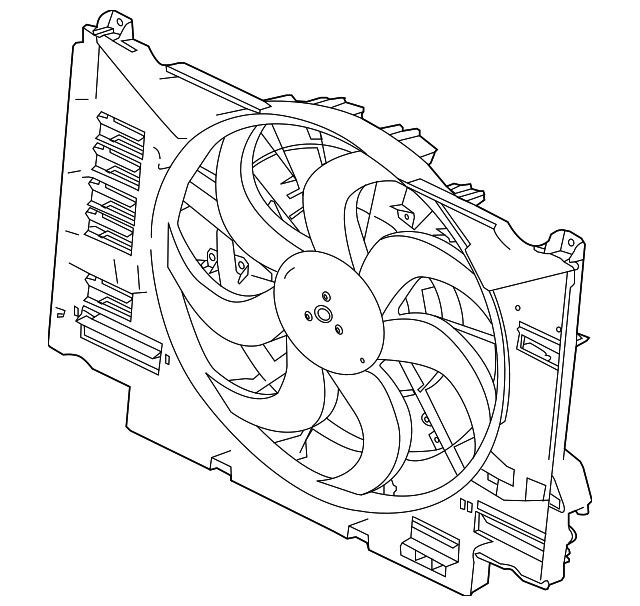 LR137842 Engine Cooling Fan Assembly Jaguar Land Rover | Запчасти на DRIVE2