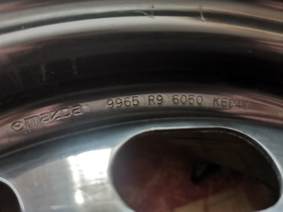 Mazda 3 BK — Штампованные диски R15 — Mazda 3 (1G) BK, 1,6 л, 2007 года ...