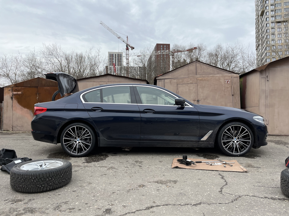 732M установил — BMW 5 series (G30), 2 л, 2017 года | колёсные диски | DRIVE2