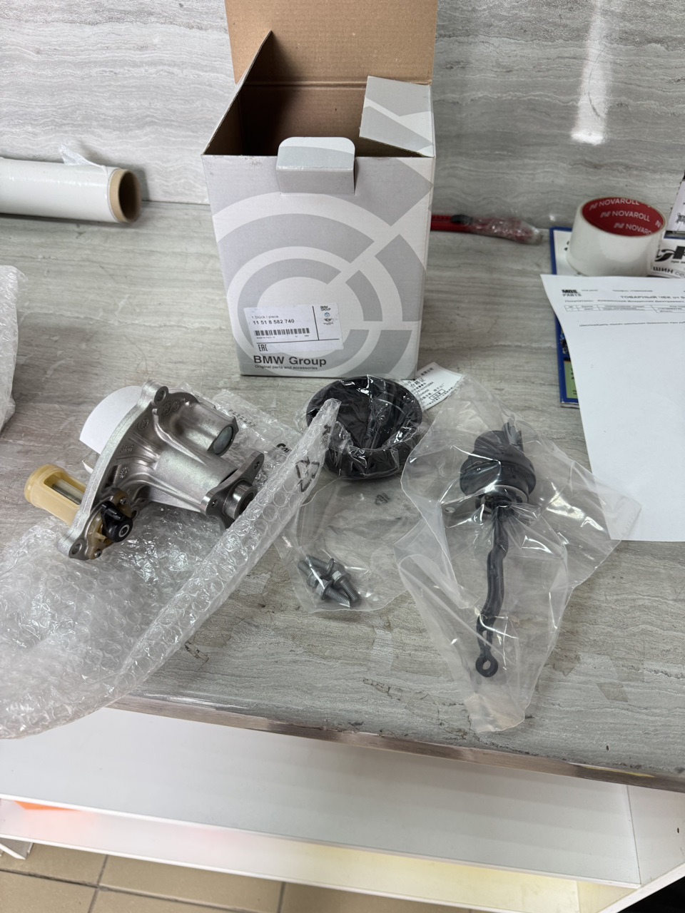 Поломка #2 Термостат, помпа — BMW 5 series (G30), 3 л, 2017 года ...