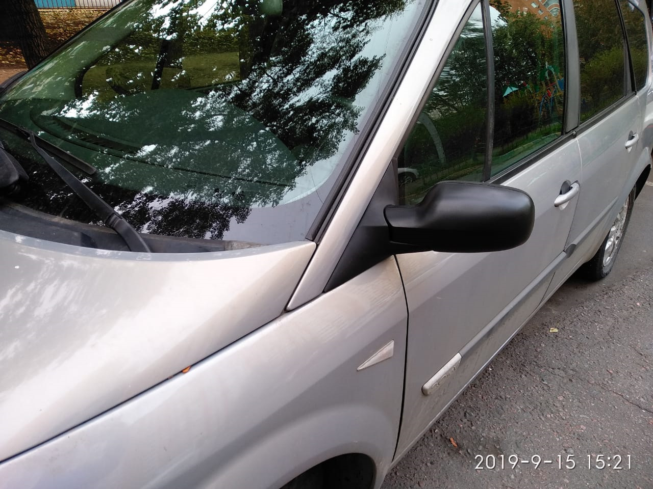 Накладки и зеркальные элементы — Renault Scenic II, 2 л, 2004 года ...