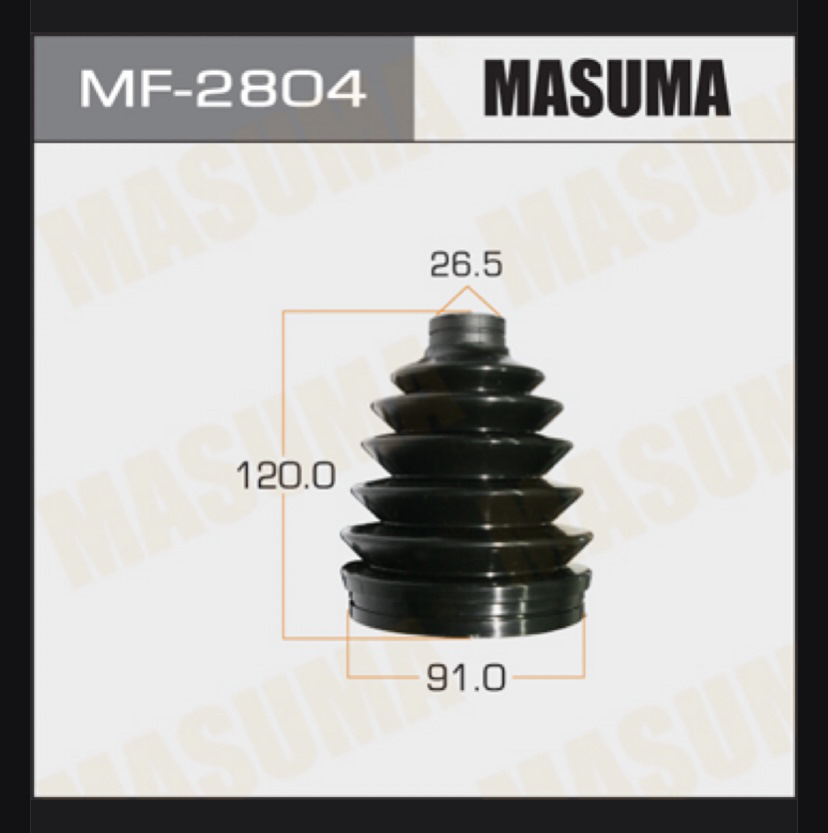 Пыльники переднего наружнего шруса Masuma MF-2804 — Toyota RAV4 (III ...