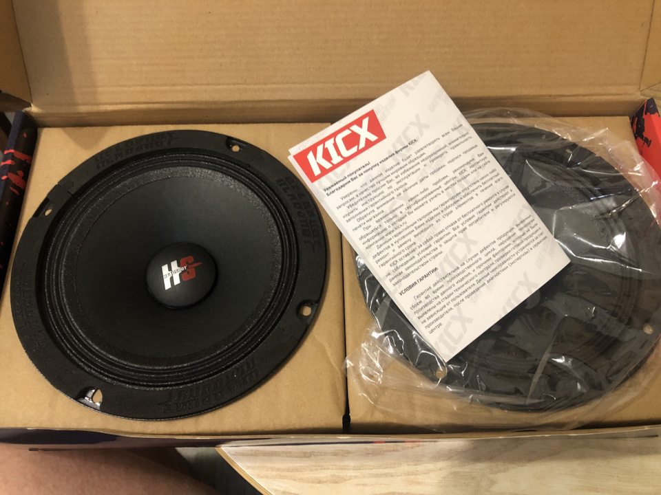 10.Динамики Kicx Headshot f65. — Honda Accord (7G), 2,4 л, 2004 года | автозвук | DRIVE2