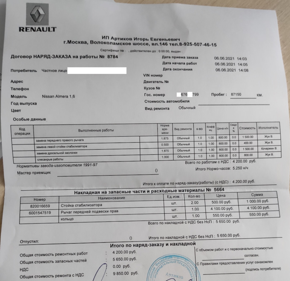 6001547519 Амортизатор задний газовый RENAULT | Запчасти на DRIVE2