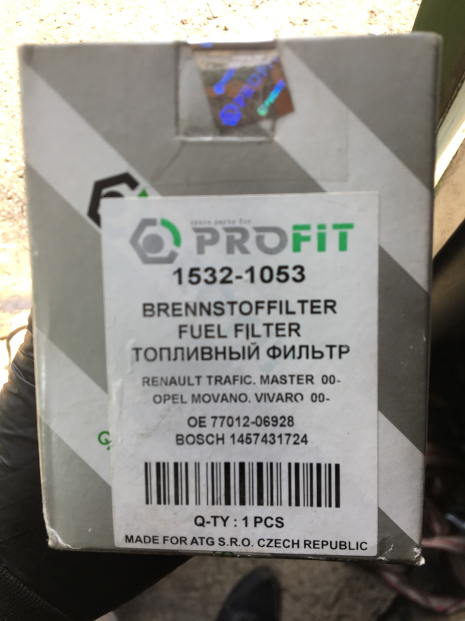 7701206928 Фильтр топл. RENAULT | Запчасти на DRIVE2