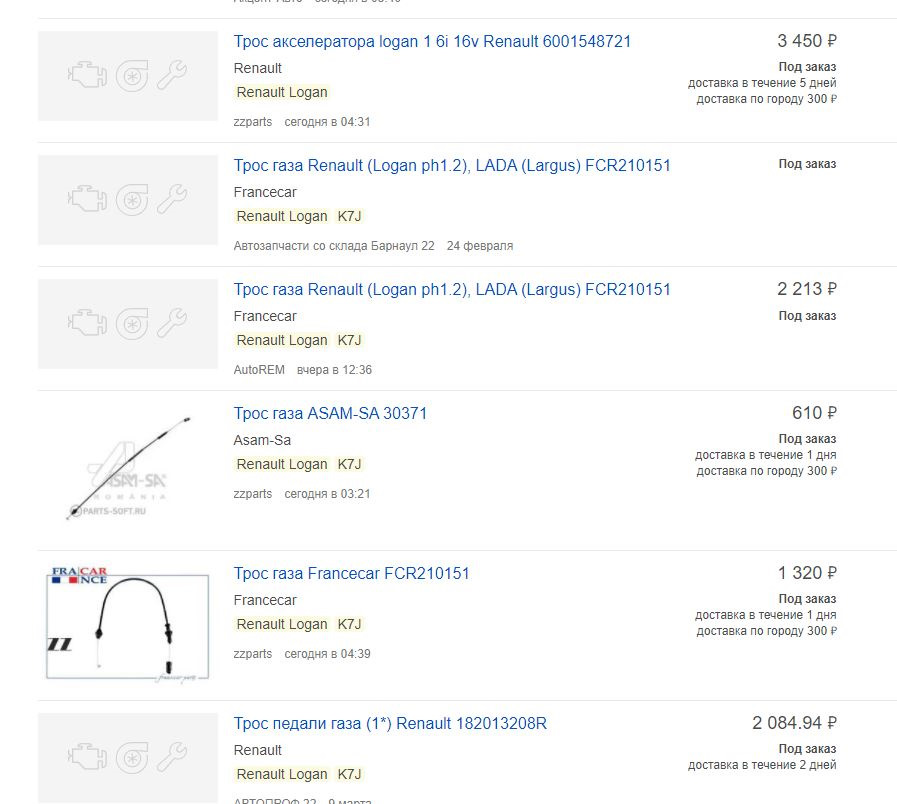 Тросик газульки — Renault Logan (1G), 1,4 л, 2006 года | своими руками ...