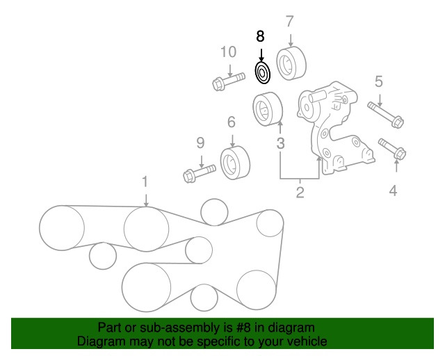 1665931011 Прокладка под ролик двигателя TOYOTA LEXUS | Запчасти на DRIVE2