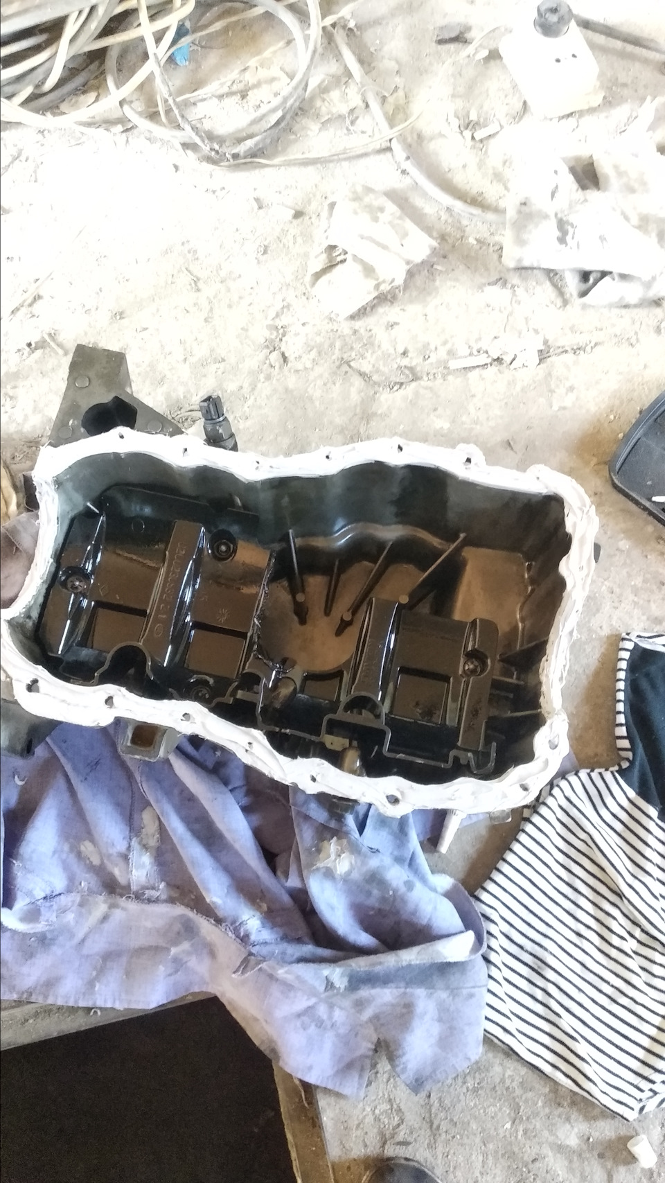 Замена коленчатого вала, вкладышей, ремня ГРМ, ремня вспомогательных ...