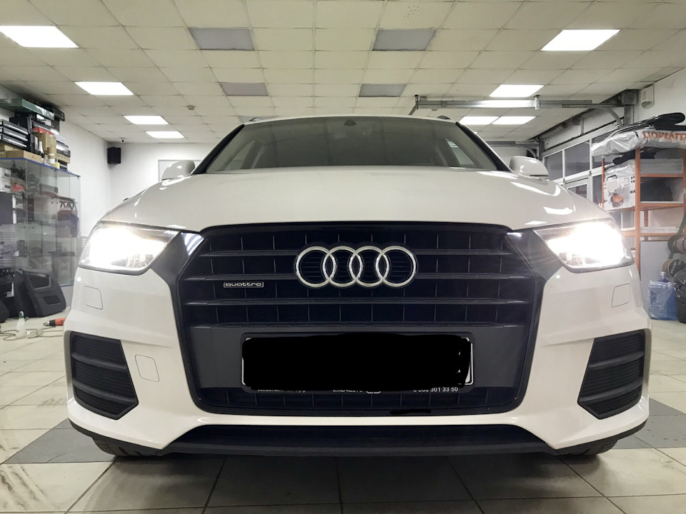 Дела плёночные — Audi Q3 (1G), 2 л, 2016 года | стайлинг | DRIVE2