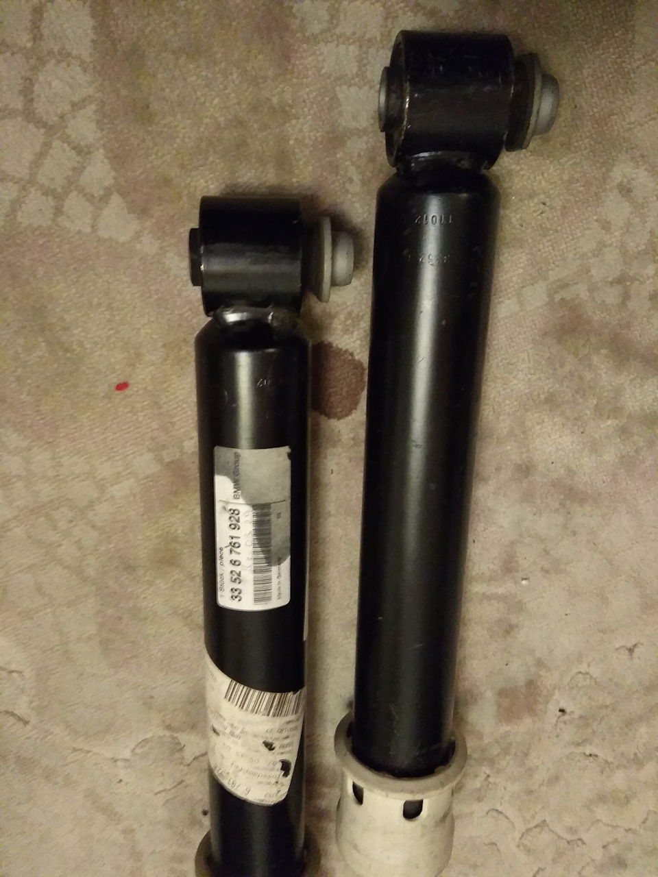 (61) Замена задних амортизаторов BMW Original Teile — BMW X5 (E53), 3 л ...