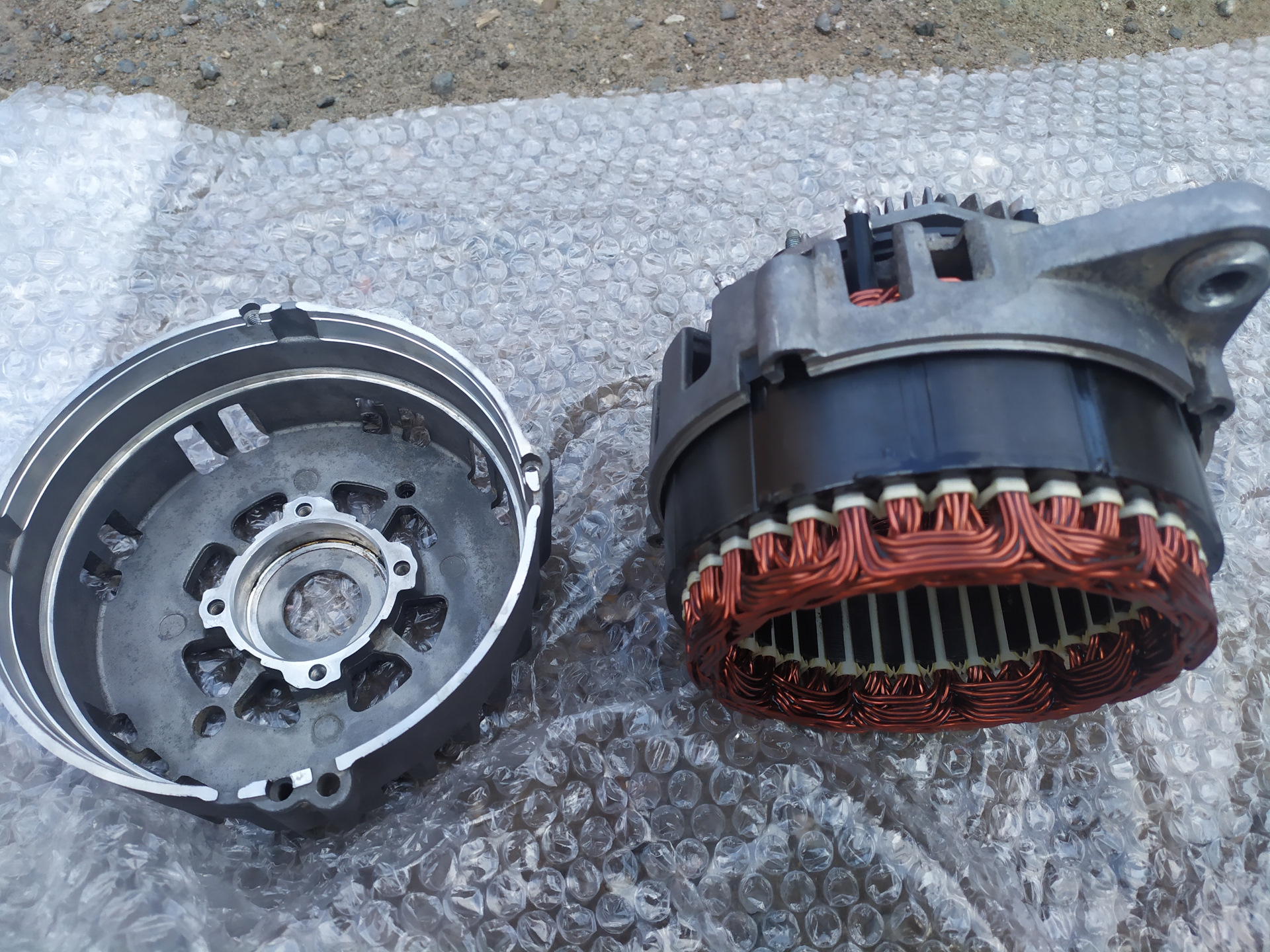 Обгонная муфта и замена подшипников генератора — Ford Mondeo IV, 2 л ...