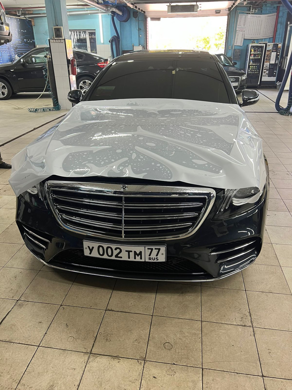 Пленка на капот — Mercedes-Benz S-Class (W222), 2,9 л, 2019 года ...