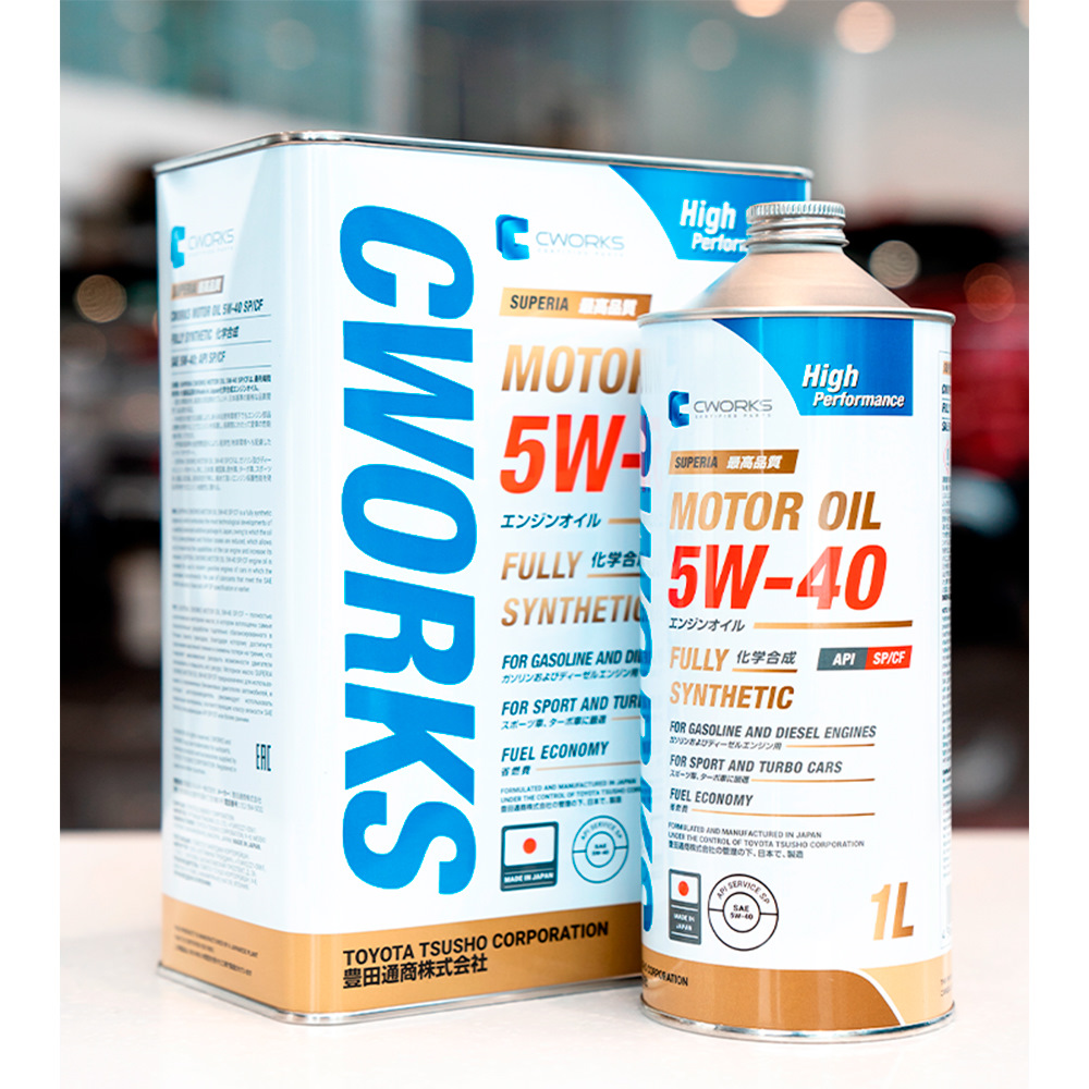 SUPERIA CWORKS MOTOR OIL 5W-40 SP/CF — CWORKS на DRIVE2