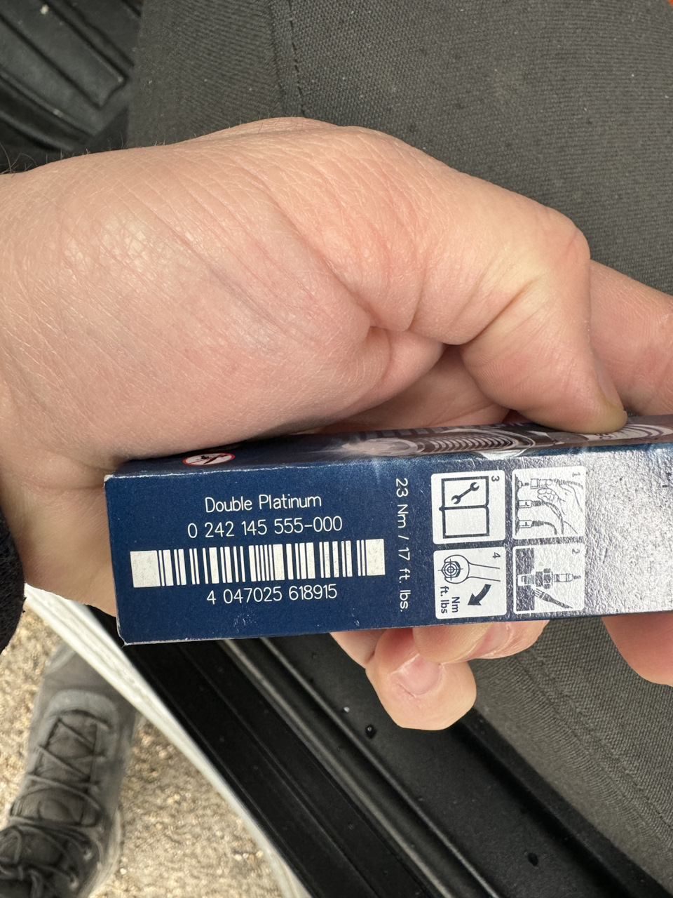 0242145555 Свеча зажигания BOSCH | Запчасти на DRIVE2