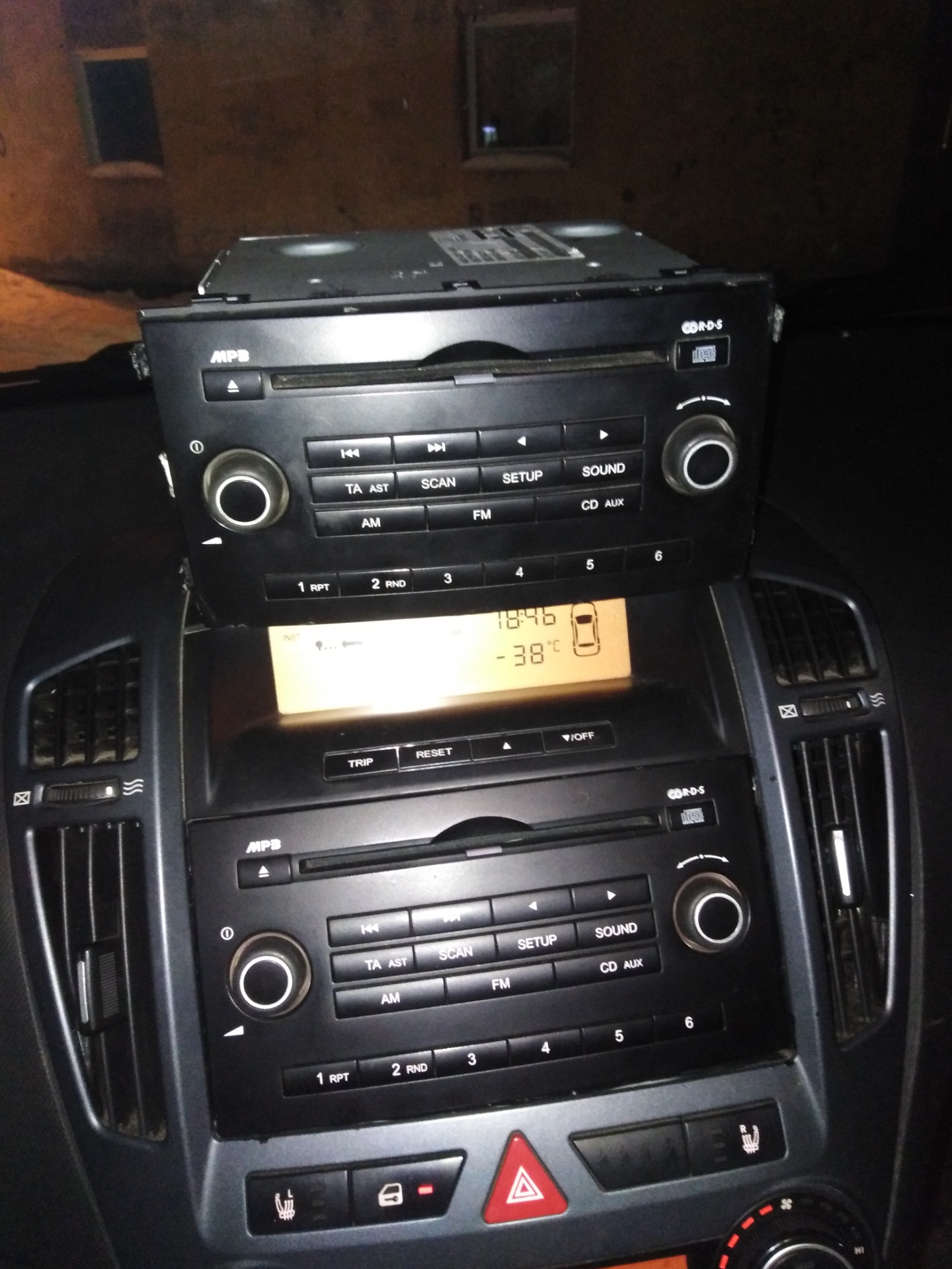 ©102©Замена магнитолы. — KIA Ceed (1G), 1,6 л, 2008 года | аксессуары ...